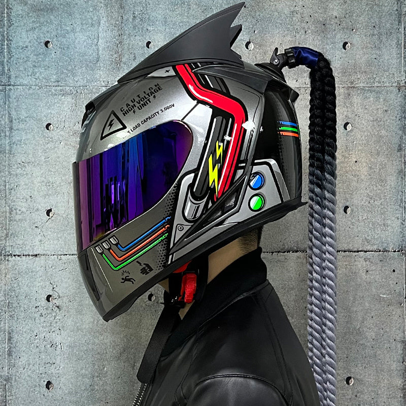 The Last Aztec, Couples' Dirty Braids Motorcycle Helmets – The last Aztec